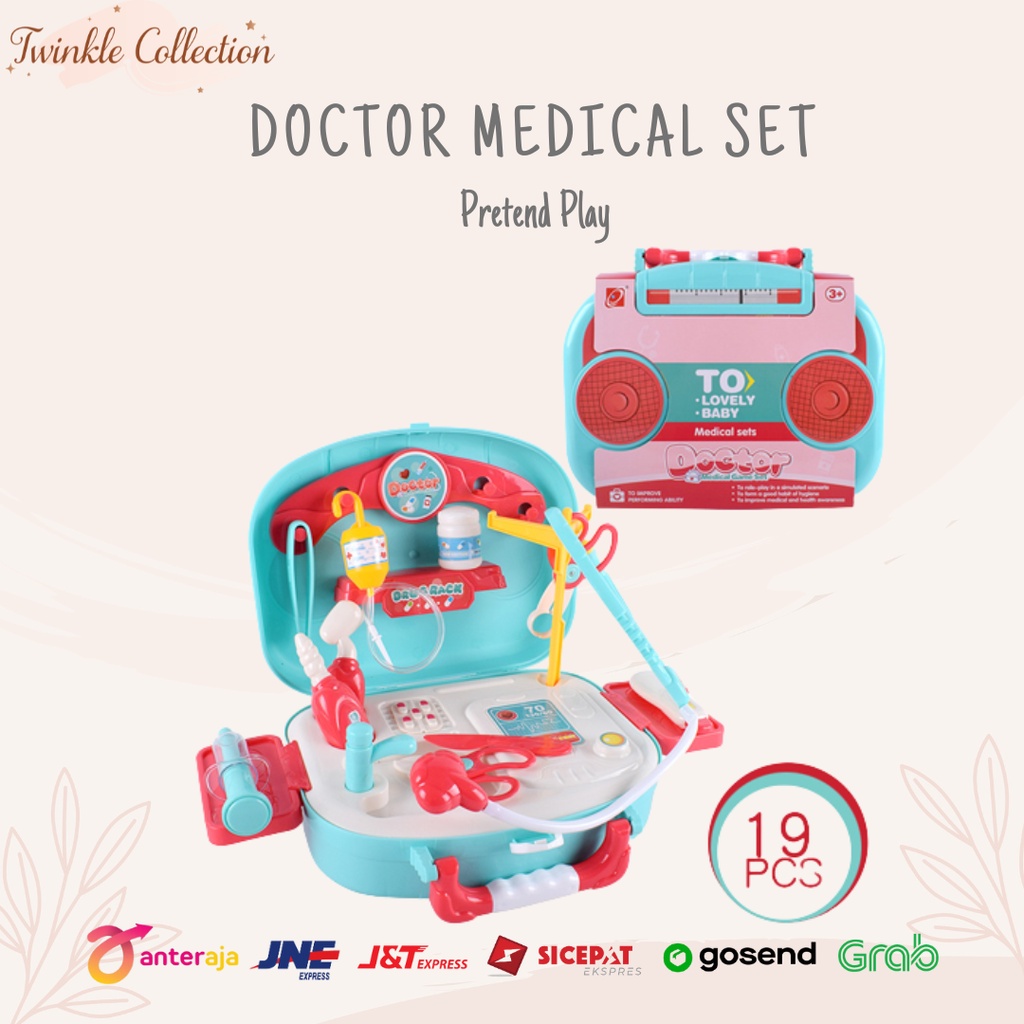 Jual Mainan Edukasi Anak Dokter Dokteran Model Koper Set Doctor Medical ...