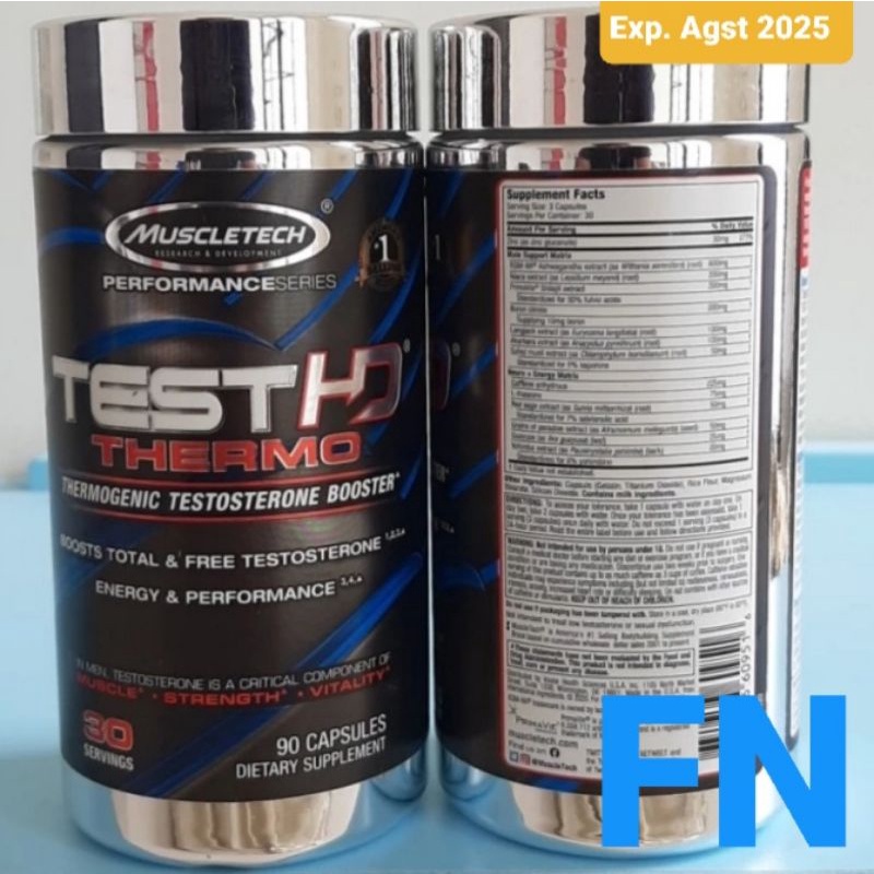 Jual Test HD Thermo 90 Caps MT Muscletech | Shopee Indonesia