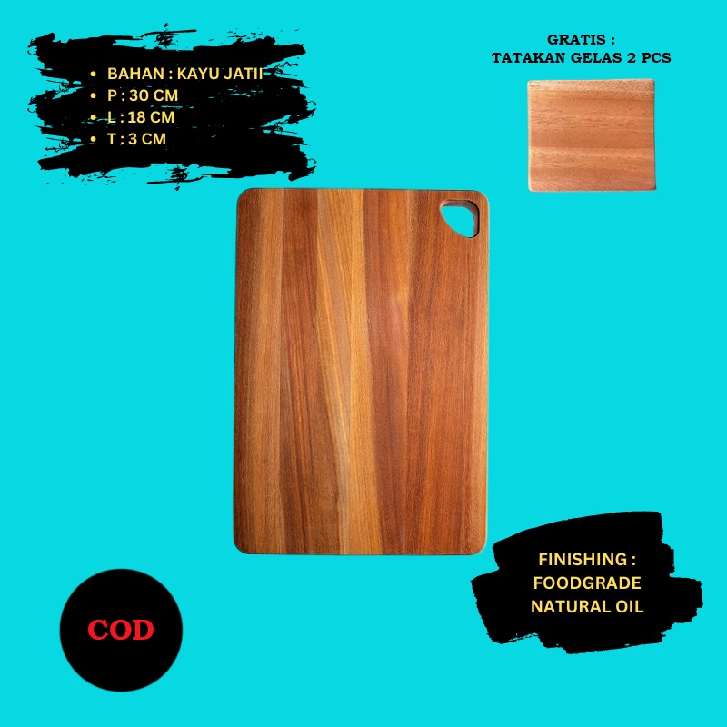 Jual Talenan Kayu Jati Asli Murah | Shopee Indonesia