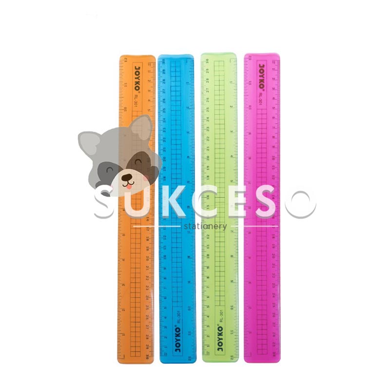 Jual Joyko Flexible Ruler 30cm RL-301 / Penggaris Elastis Lentur Tidak ...