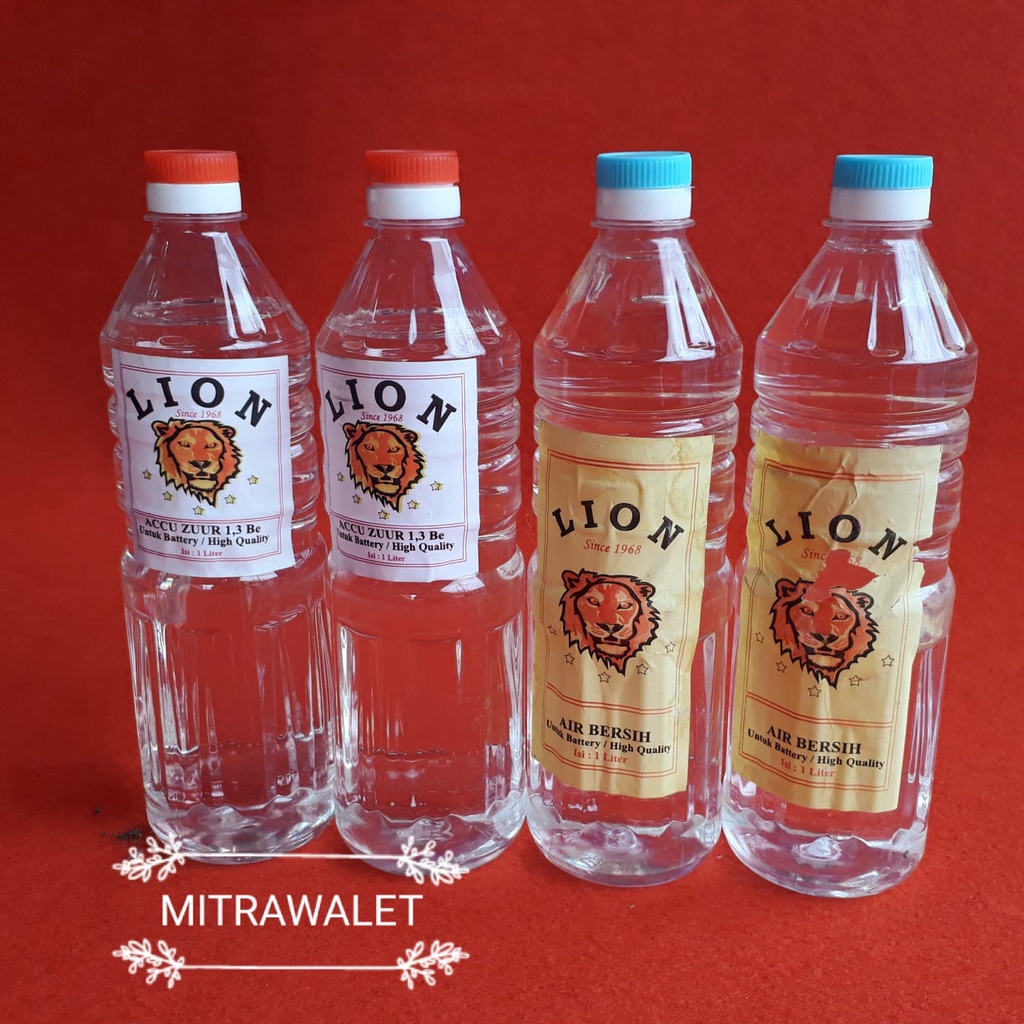 Jual AIR ZUUR AIR AKI AIR ACCU 1 LITER | Shopee Indonesia