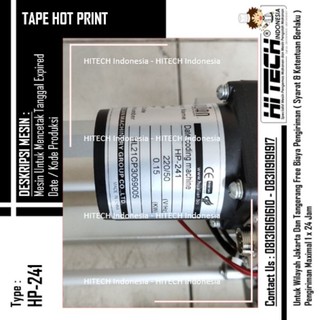 Jual Mesin Cetak Tanggal Expired Pada Kemasan Plastik HP-241 Mesin ...