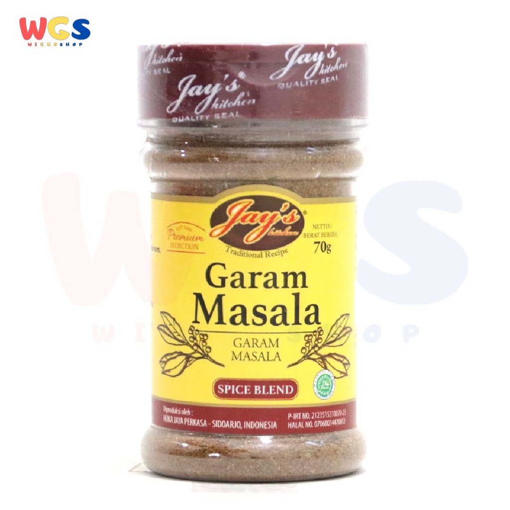Jual Jay's Kitchen Jays Garam Masala 70 gr - Garam Masala | Shopee ...