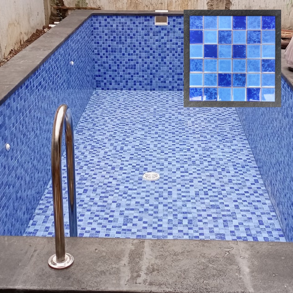 Jual Keramik Kolam Renang Motif Mozaik - Roman PWA 33713 KW1 | Shopee ...