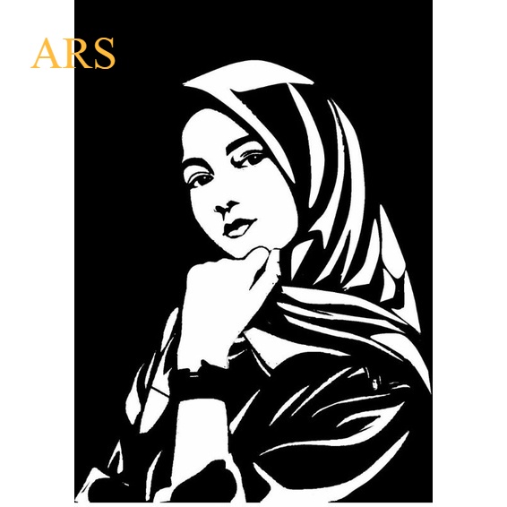 Jual Stiker Mobil Sticker Cutting Siluet Wanita Hijab Buat Kacabody Trukelppick Upl 300 Dll