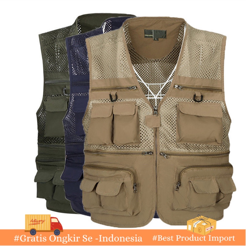 Jual Rompi Pria Salah Satu Bagian Middle-Aged Orang Tua Mesh Rompi ...