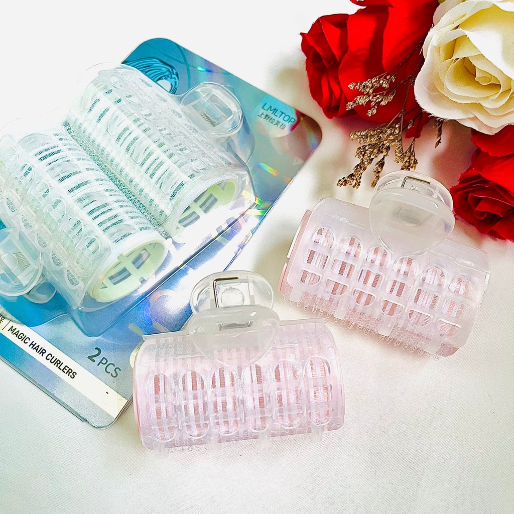 Jual Roll Rambut Besar dan Kecil Isi 2 / Hair Rollers / Magic Curler ...