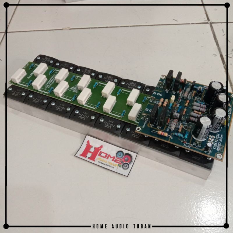 Jual Kit Driver Amplifier TBM LOW SUB 2 OHM SANKEN 8 SET 1600 WATT ...