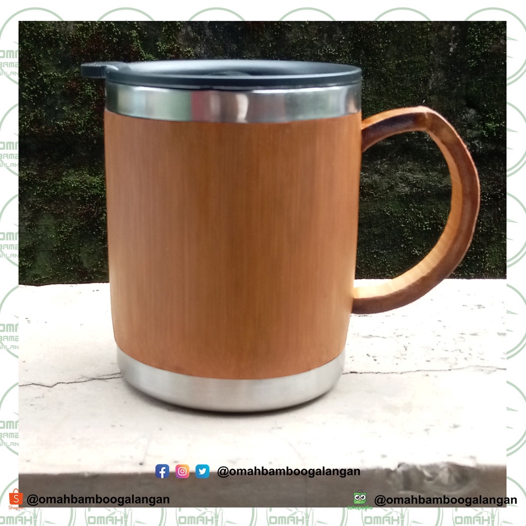 Jual Mug Bambu Stainless | Shopee Indonesia