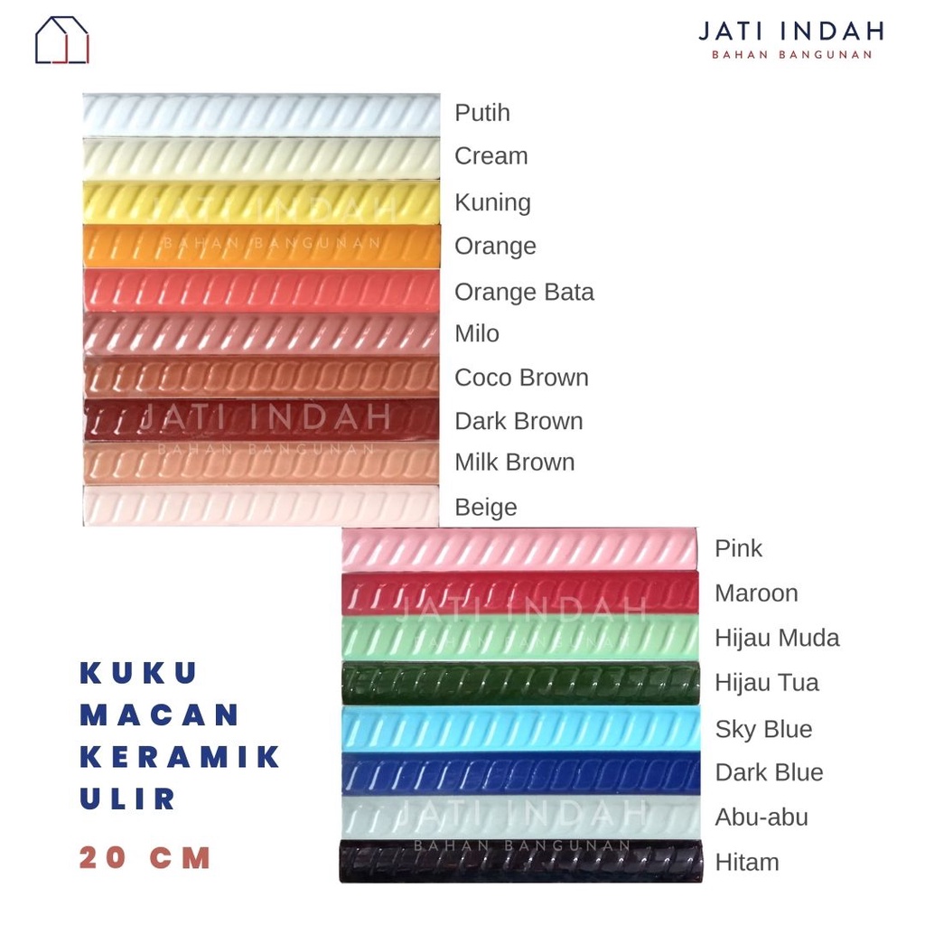 Jual Kuku Macan 20 cm Motif Ulir / Bon-bon Lis Pinggiran Keramik | Shopee Indonesia