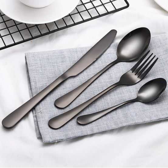Jual ROXY Cutlery Set Perlengkapan Makan Sendok Garpu Pisau Western ...