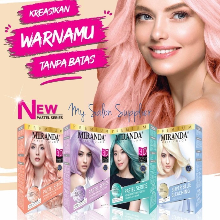 Jual MIRANDA Hair Color Pastel Series | Semir Pewarna Rambut Pastel ...