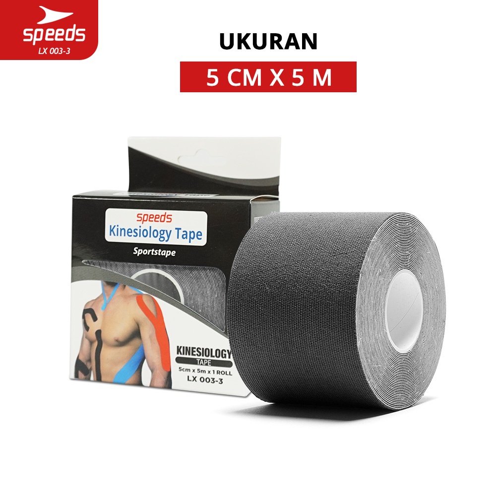 Jual SPEEDS Kanesio Tape / Tapping / Kinesiology Tape 4cm x 5m Pelindung Otot Olahraga Fitness ...
