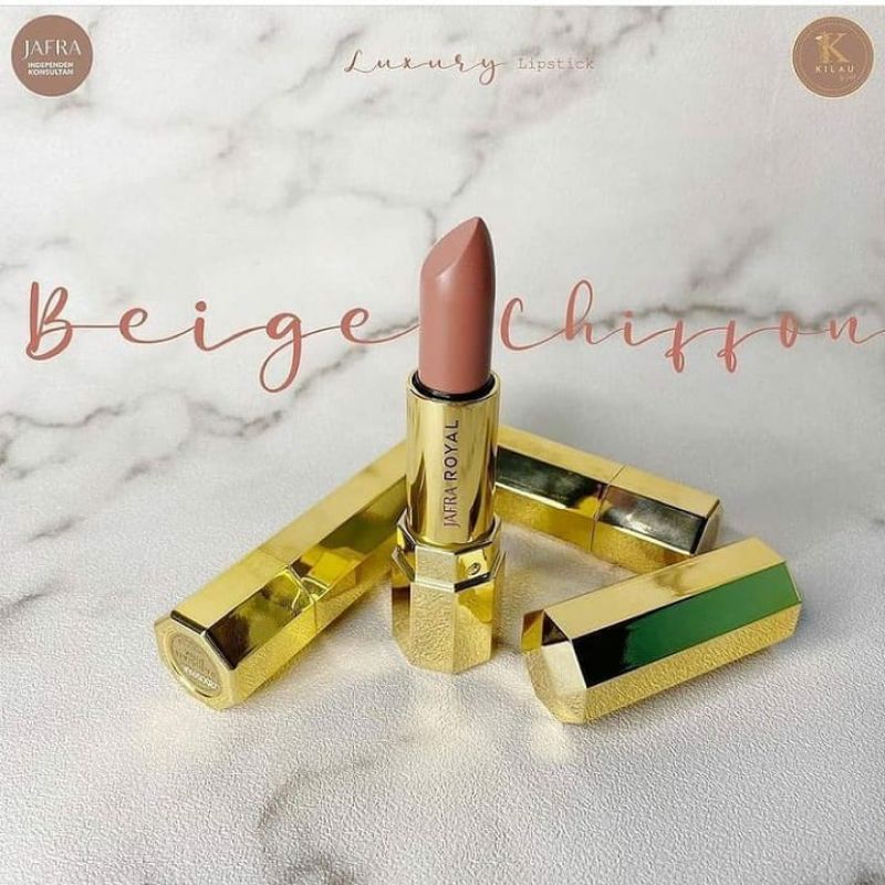 Jual Jafra LUXURY LIPSTICK Royal Jelly BEIGE CHIFFON. | Shopee Indonesia