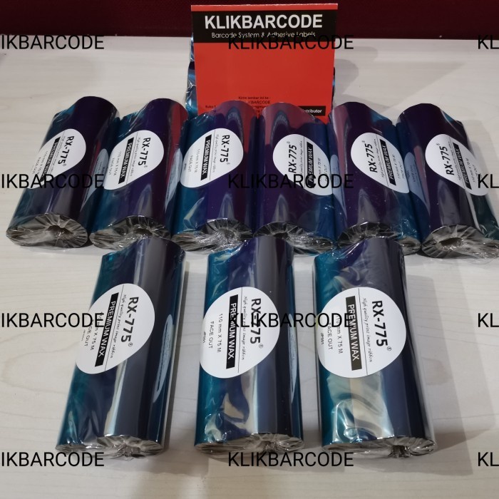 Jual PITA BARCODE / RIBBON ZEBRA ZD888 ZD 888 SONY RX 775 - 110 X 75M ...