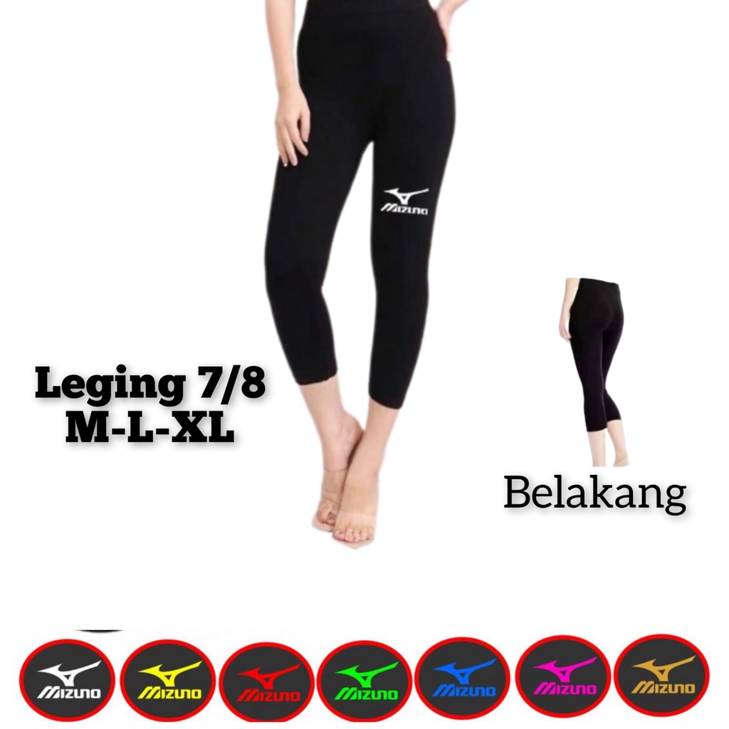 Jual leging 7/8 sporty celana lejing 7/8 olahraga leging voly ...
