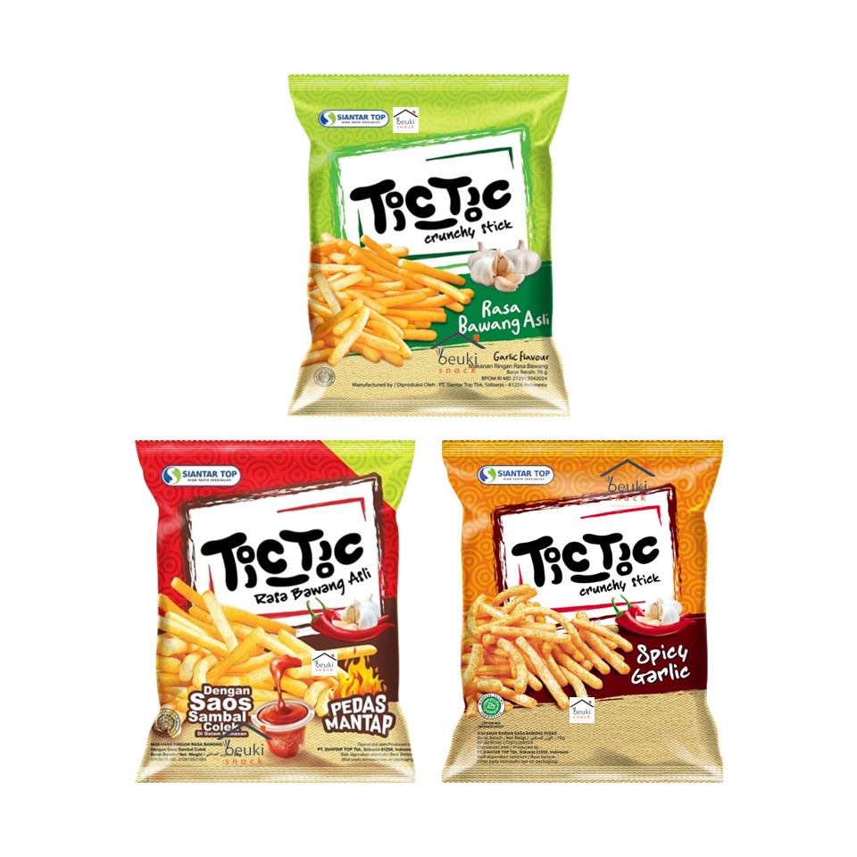 Jual Tic Tic Crunchy Stick Rasa Bawang Asli Berbagai Varian Pilih Rasa ...