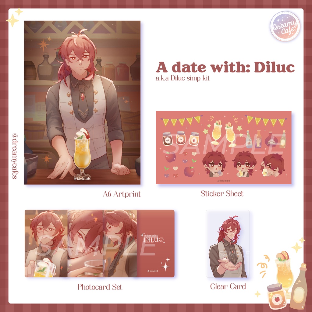 Jual A Date with Diluc Set | Shopee Indonesia