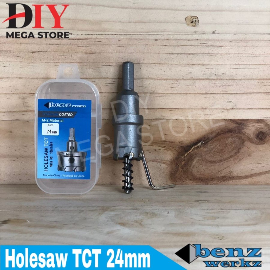 Jual Mata bor plong besi, metal, kayu benz werkz mata bor holesaw TCT ...