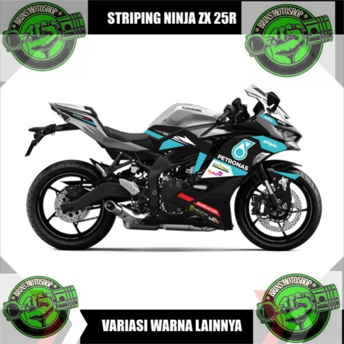 Jual Stiker Decal Striping Sticker Lis Ninja Zx 25R/ Petronas | Shopee ...