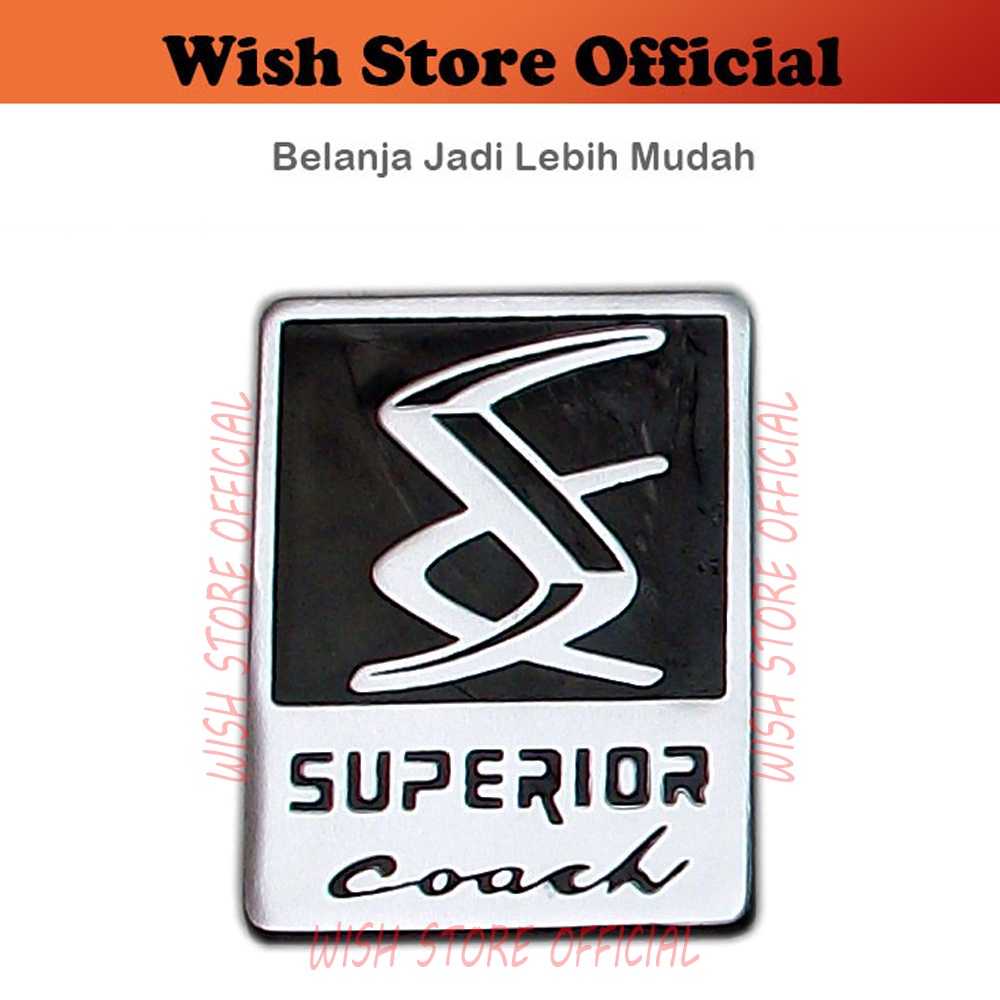 Jual [PCS] Emblem / Car Logo / Lambang Mobil Karoseri Superior Coach untuk Kijang | Shopee Indonesia