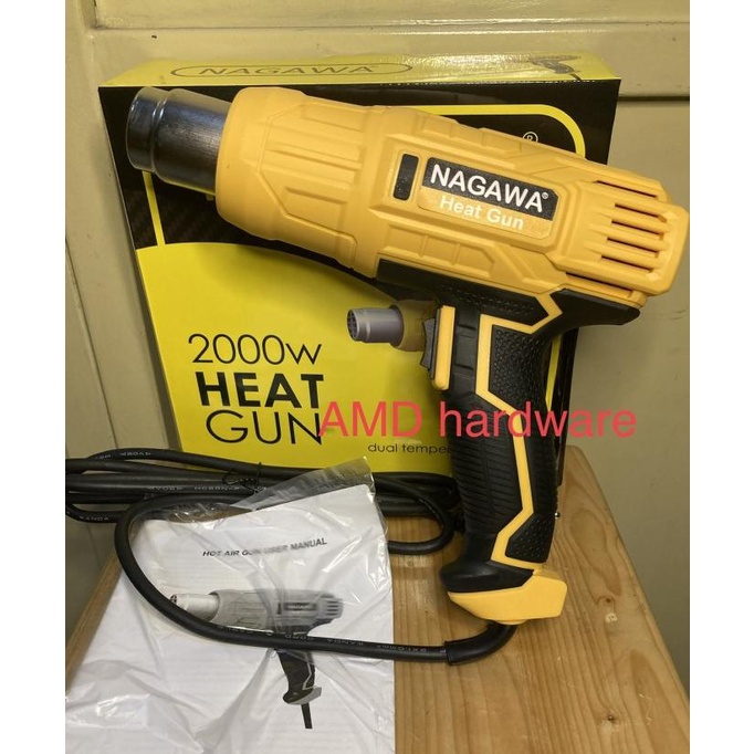 Jual Mesin Pemanas Udara Hot Gun Air Blower Heat Dryer Nagawa Kodenki 2000W | Shopee Indonesia