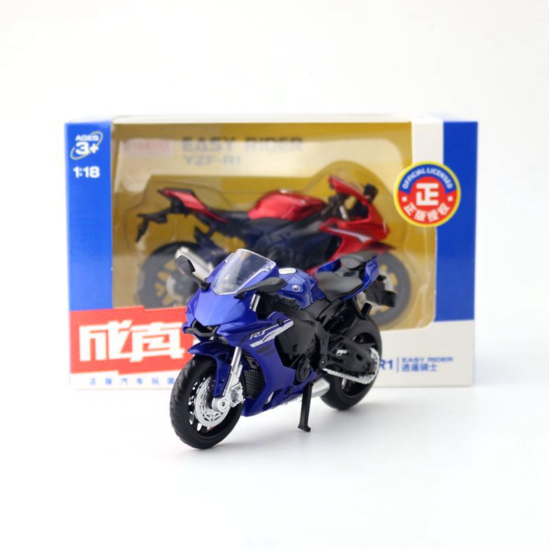 Jual PREORDER 1/18 Yamaha YZF-R1 Alloy Die Cast Motorcycle Model Toy ...