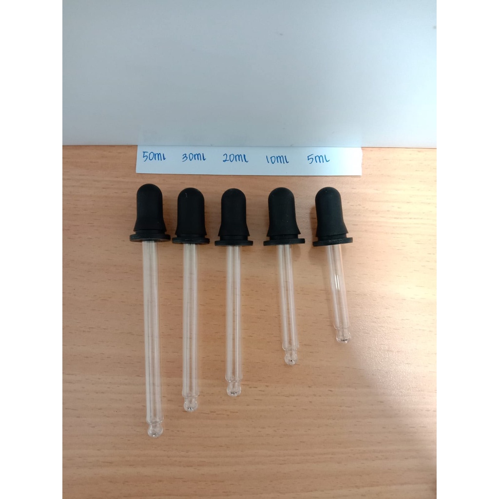 Jual Pipet Kaca Tumpul Dan Karet Hitam Isi 10pcs | Shopee Indonesia