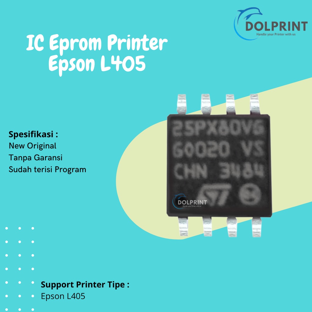 Jual IC Eprom Epson L405 25Q064, IC Eeprom Epson L405, IC Counter L405 ...