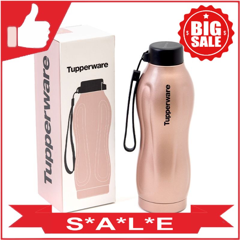 Jual Tupperware Eco Infused Bottle Rose Gold 550ml Tupperware Original ...