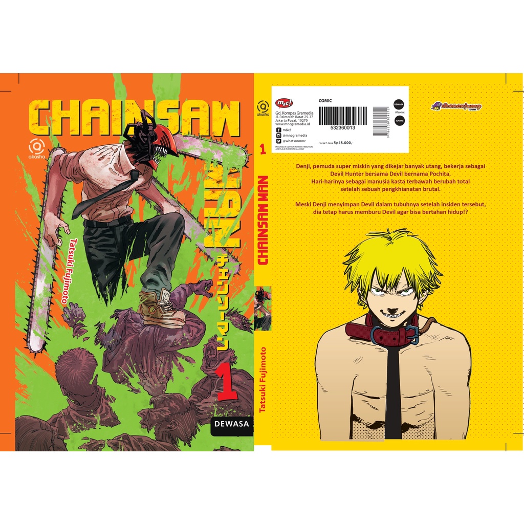 Jual CHAINSAW MAN 1 - Tatsuki Fujimoto | Shopee Indonesia