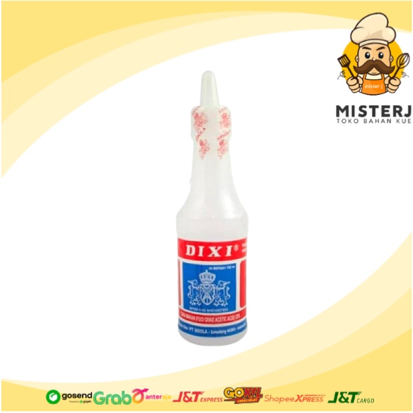 Jual Cuka Dixi | 150 ML | Dixi Cuka Grade Acetid Acid | Dixi Asam Cuka | Shopee Indonesia