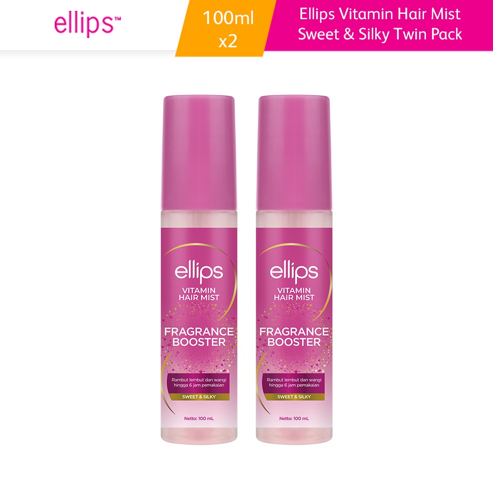 Jual Ellips Vitamin Hair Mist Sweet & Silky 100ml Twin Pack | Shopee ...