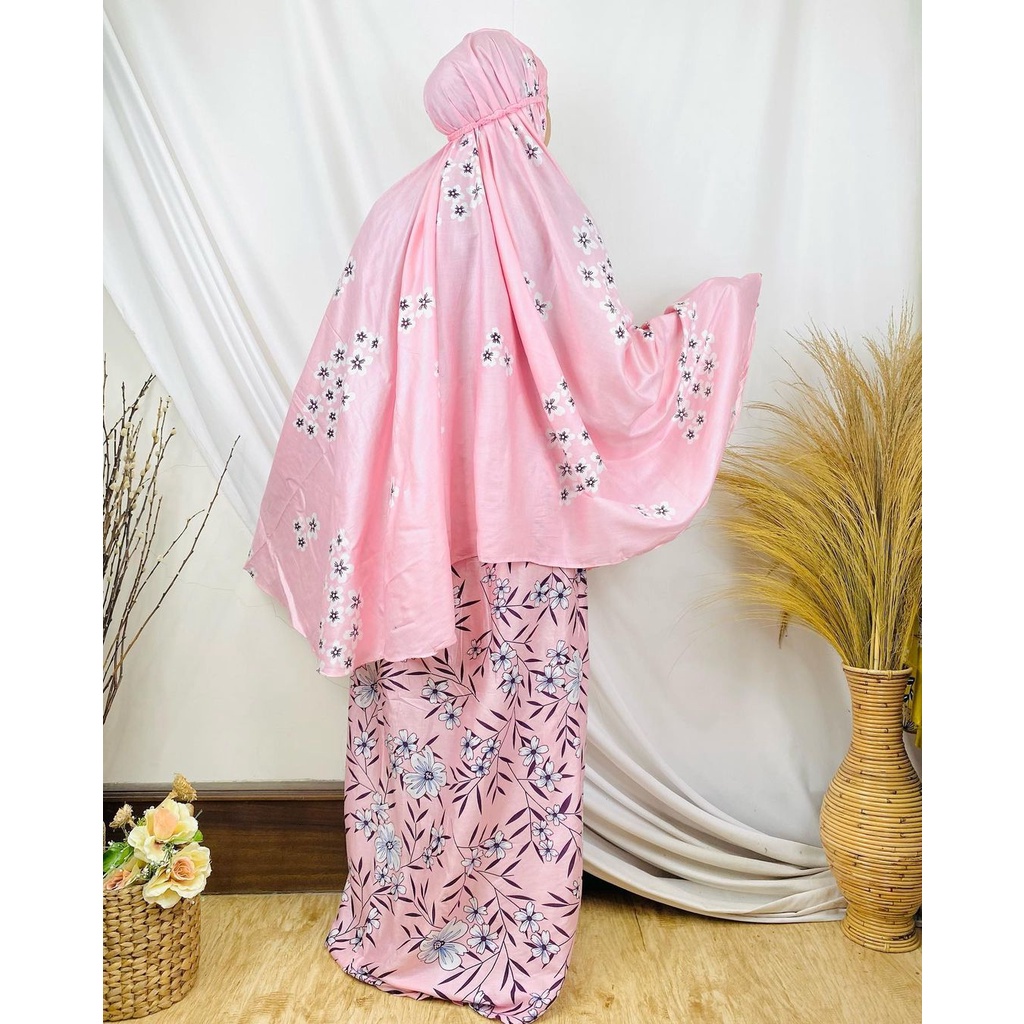 Jual Benang Raja Mukena Santung Alina | Shopee Indonesia