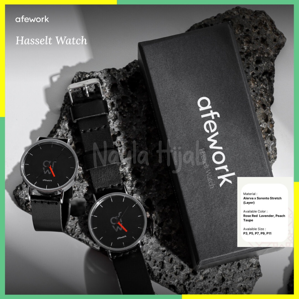 Jual Jam Tangan Pria Anti Air Original Keren Afework Hasselt Premium ...