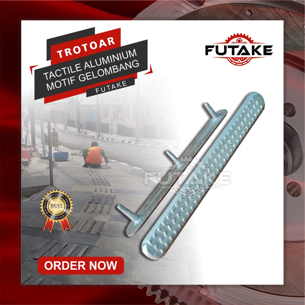 Jual FUTAKE - Guiding Block Alumunium GO Motif Gelombang Jalur Pemandu ...