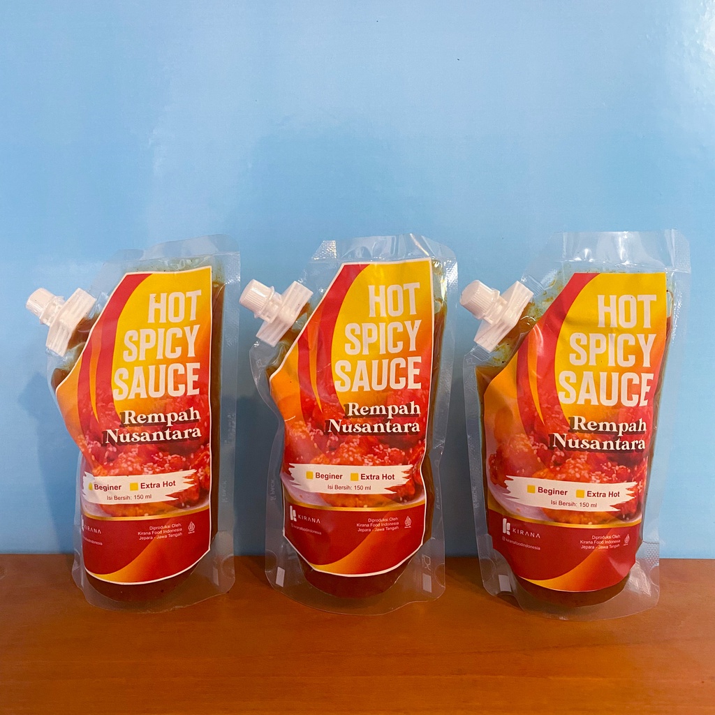 Jual KIRANA - Saus Spicy / Saus Pedas / Saus Super Pedas / Saus Sambal ...