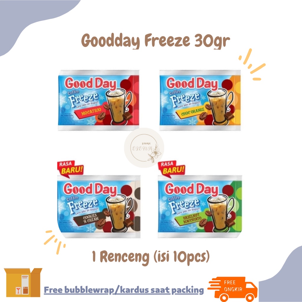 Jual GOODDAY FREEZE 30GR 1 RENCENG | Shopee Indonesia