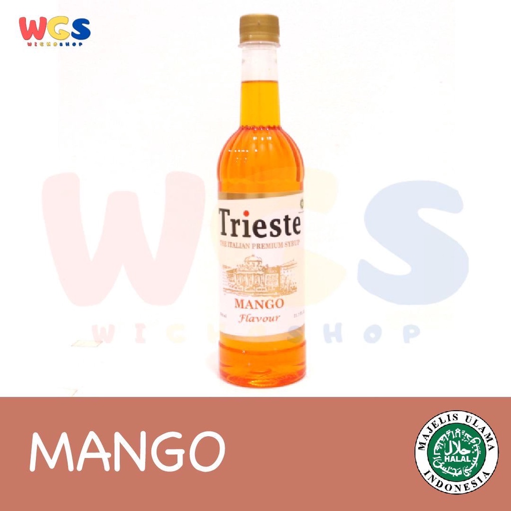 Jual Trieste Syrup Mango Premium Flavor 650 ml - HALAL MUI | Shopee ...