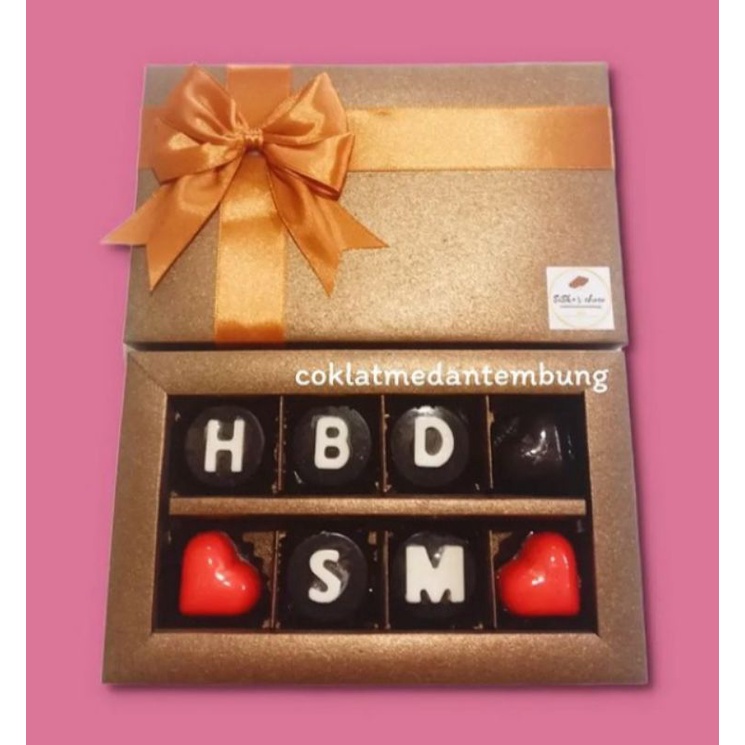 Jual coklat custom simpel & terjangkau (free packing) | Shopee Indonesia
