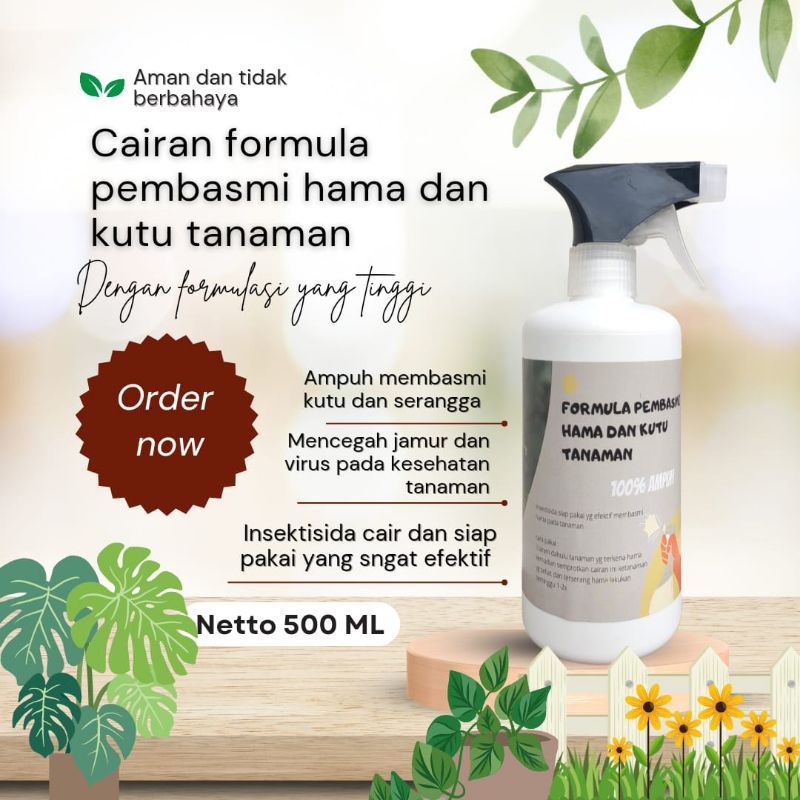 Jual CAIRAN PESTISIDA PEMBASI HAMA TUMBUHAN KEMASAN 500ML | Shopee ...