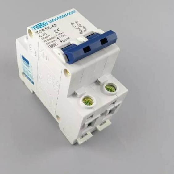 Jual ♚ MCB DC 2 P 20A DC 440 V Direct Current Circuit breaker MCB C ...