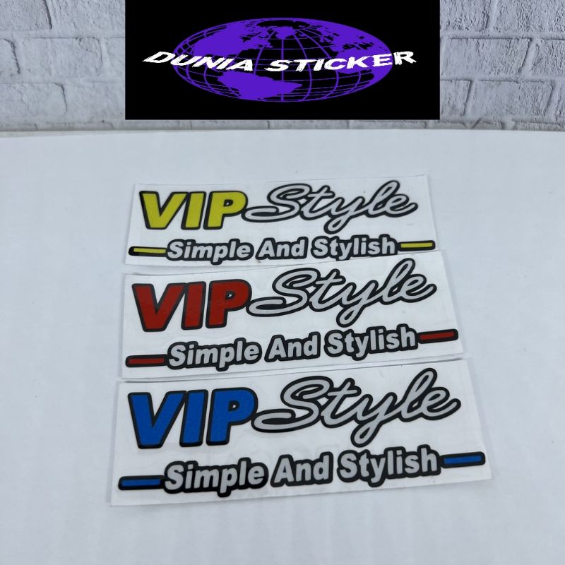 Jual Stiker Vip Style Sticker Cutting Stiker Motor Murah Sticker Racing ...