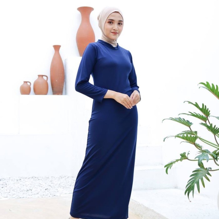 Jual Inner Dress Lengan Panjang / Gamis Manset Lengan Panjang Spandek ...