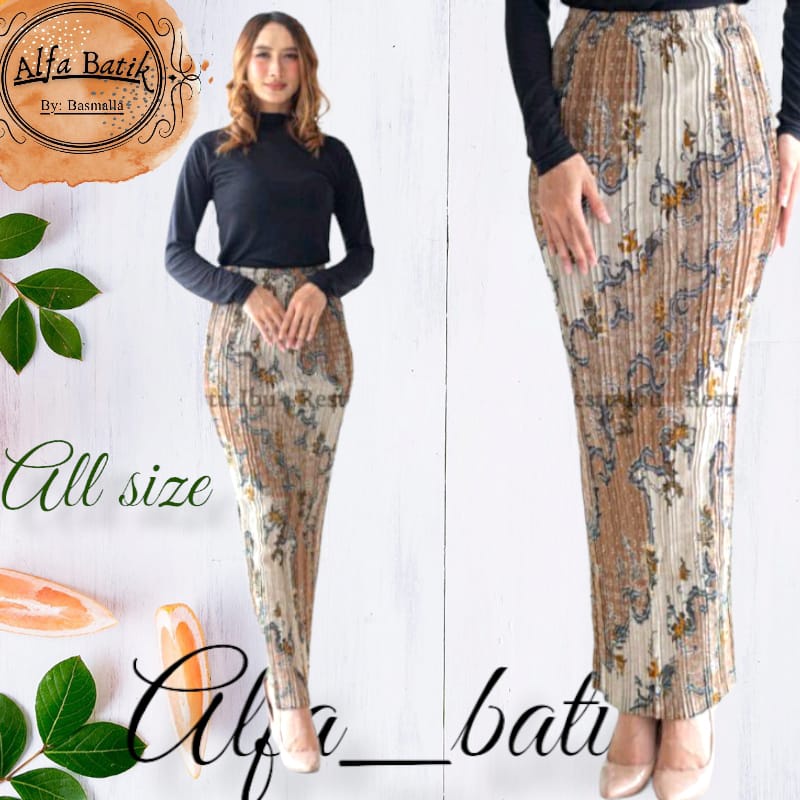 Jual ROK PLISKET BATIK / ROK PLISKET / BAWAHAN KEBAYA / ROK KEBAYA ...