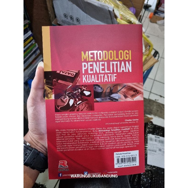 Jual Buku Metodologi Penelitian Kualitatif Edisi Revisi Tahun 2022 - Prof.Dr. Lexy J. Moleong, M ...