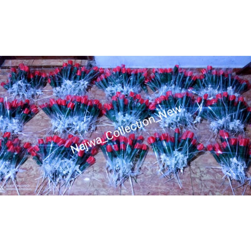 Jual Bunga Mawar Setangkai Kemas Plastik // buket bunga mawar setangkai ...