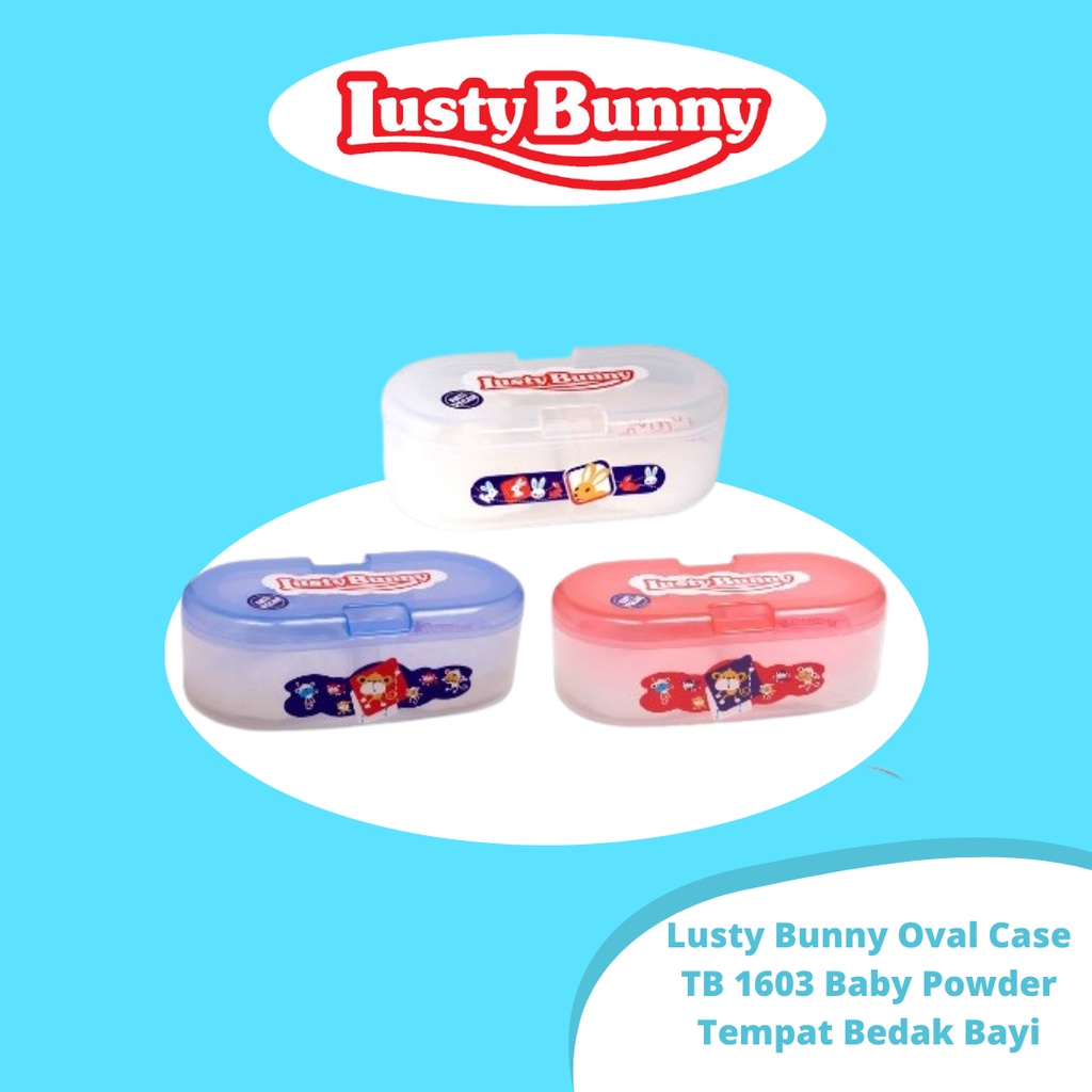 Jual Lusty Bunny Oval Case Baby Powder Tempat Bedak Bayi | Shopee Indonesia