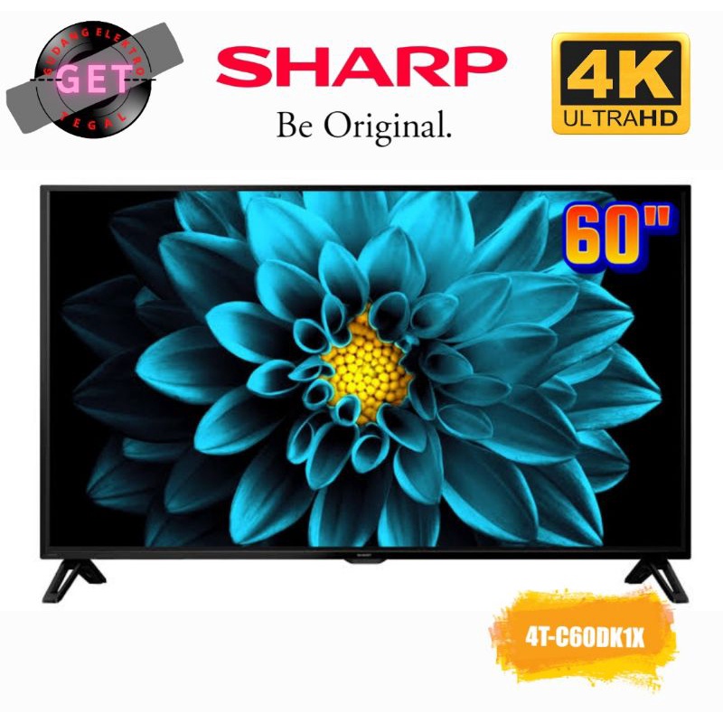 Jual 4K ULTRA HD TV SHARP 60" INCH - 4T-C60DK1X [ANDROID TV 4K] (KOTA ...