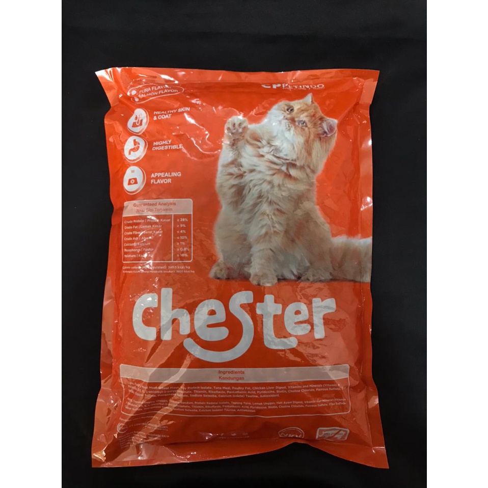 Jual CHESTER CAT FOOD ADULT TUNA 800GR | Shopee Indonesia